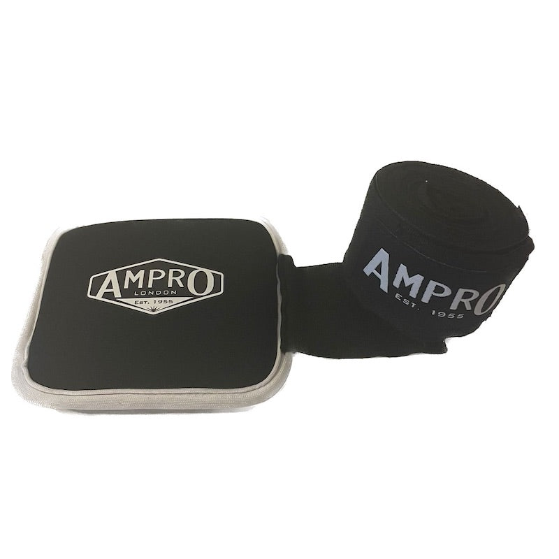 AMPRO Impact Gel Hybrid Hand and Knuckle Guard - With 5m Wrap