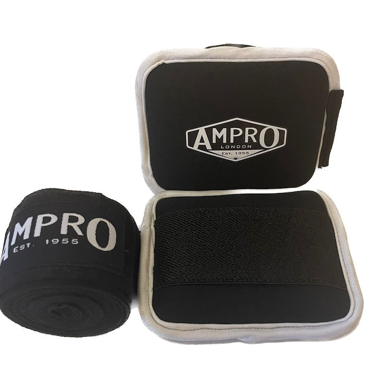 AMPRO Impact Gel Hybrid Hand and Knuckle Guard - With 5m Wrap